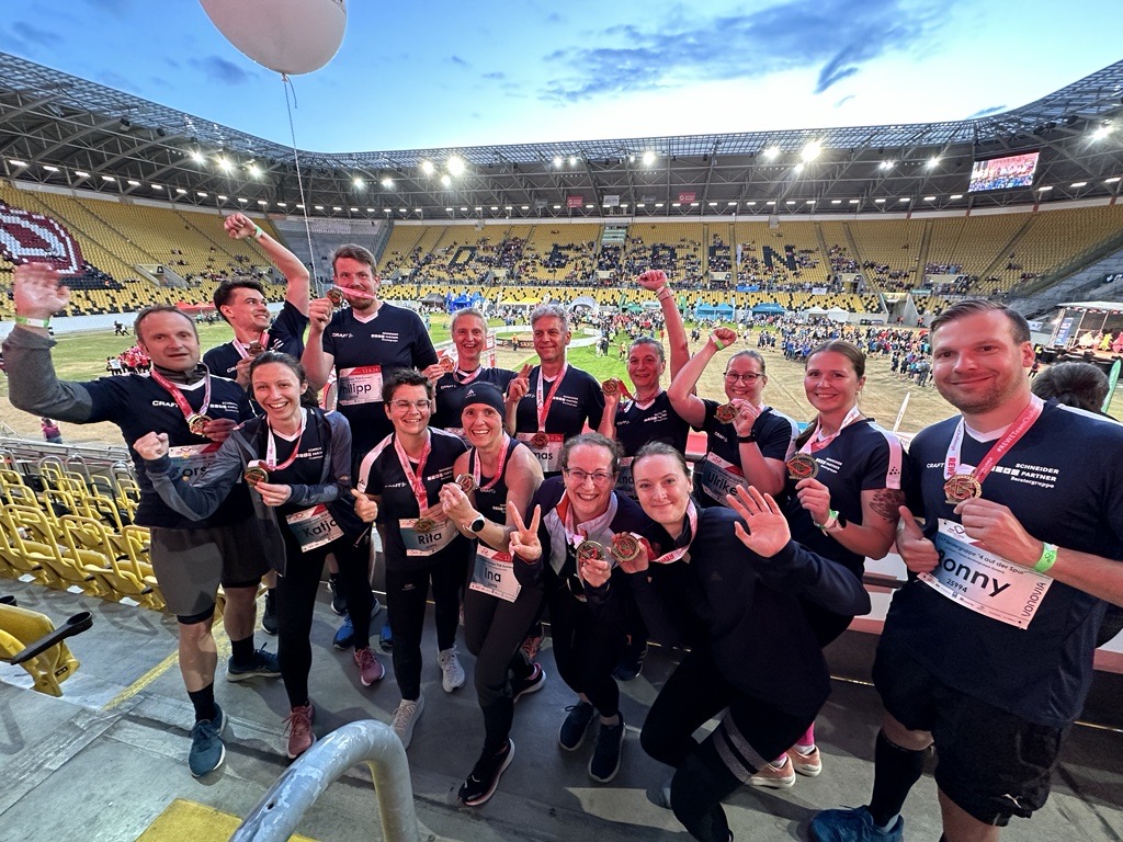 Wir waren bei der 15. REWE Team Challenge Dresden!